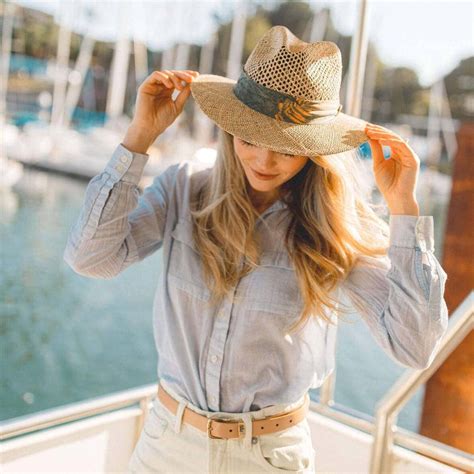Seagrass Womens Straw Sun Hat By American Hat Makers