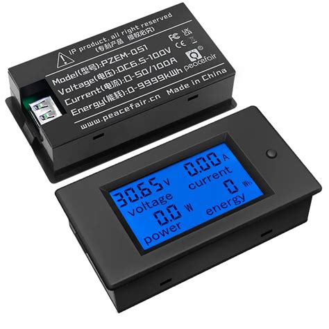 Digital LCD Display Mult Metro Tens O Atual Medidor De Energia De Pot