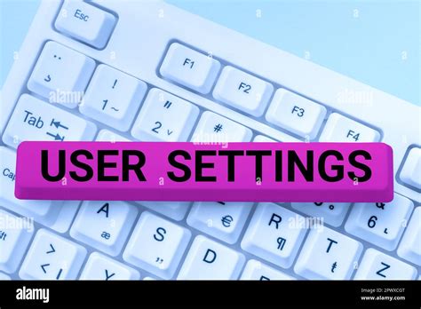 Inspiration Showing Sign User Settings Conceptual Photo Configuration