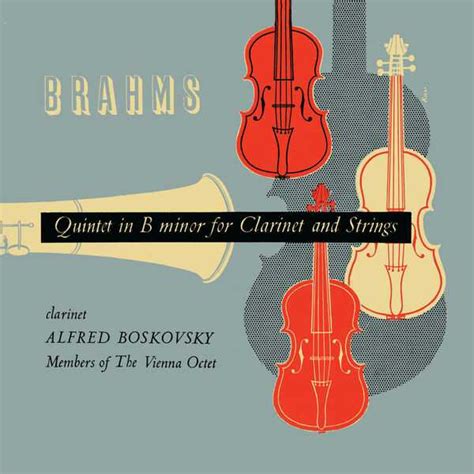 Alfred Boskovsky Members Of The Vienna Octet Brahms Clarinet