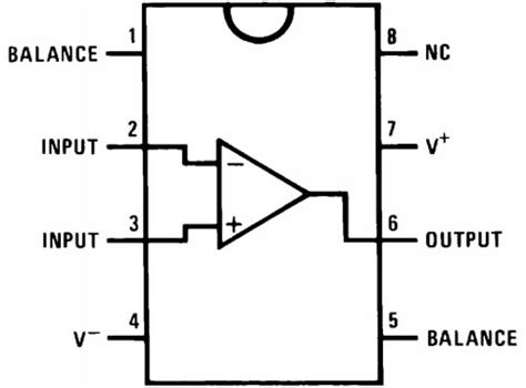 LF356 JFET Input Op IC Pinout Features Datasheet