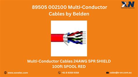 89505 002100 Multi Conductor Cable By Belden