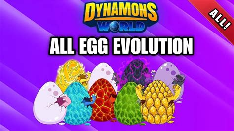 All Eggs Evolution Dynamons World Dynamonsking Dynamonsworld Dynamons