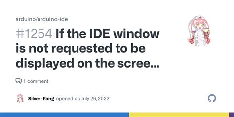 If The Ide Window Is Not Requested To Be Displayed On The Screen The