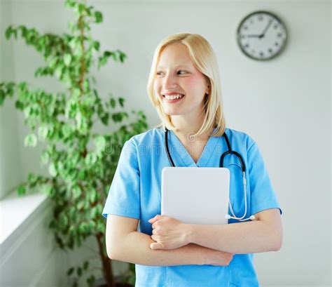 Enfermeira Retrato Médico Hospital Medicina Médica Estetoscópio