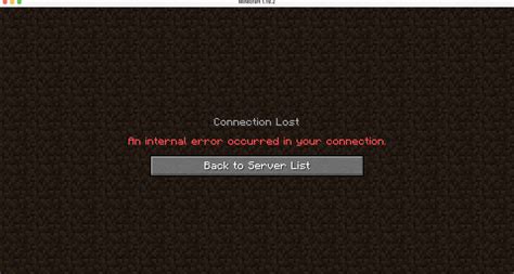 Internal Error Java Edition Support Support Minecraft Forum