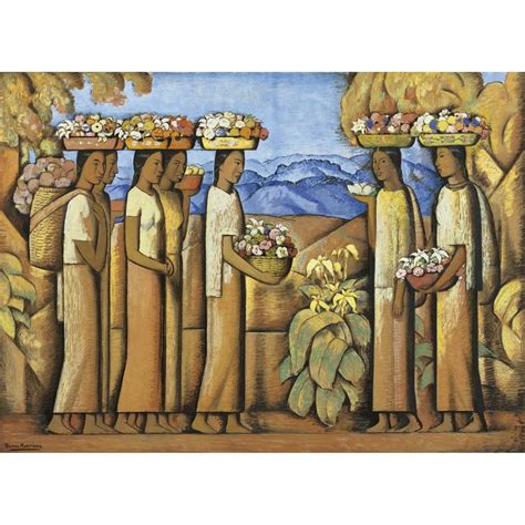 Alfredo Ramos Martínez 1871 1946 VENDEDORAS DE FLORES DE XOCHIMILCO