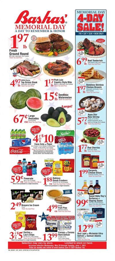Bashas Weekly Ads Flyers Coupons Deals September 2021