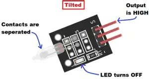 Drive Tilt Sensor Without Arduino With The Help Of Transistor