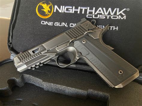 Nighthawk Agent2 Commander 9mm Custom Smoked Nitride Finish 1911 Beautiful