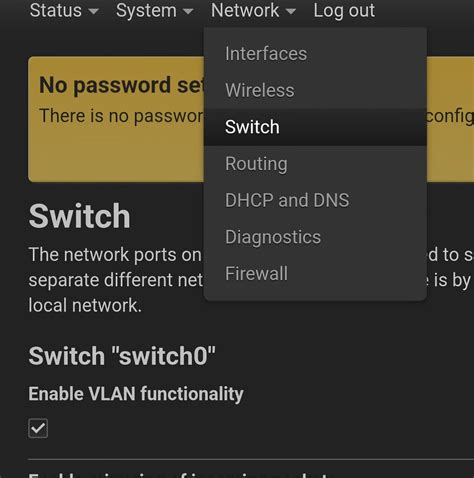 How To Add Switch0 Option In Luci Network And Wireless Configuration Openwrt Forum