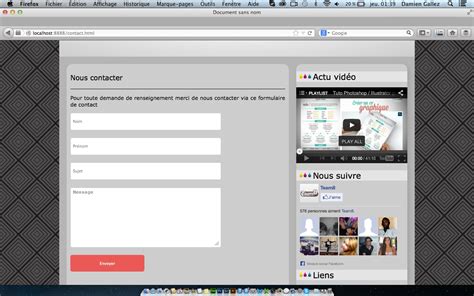TUTO HTML CSS Les bases pour Débutants Chapitre sur Tuto