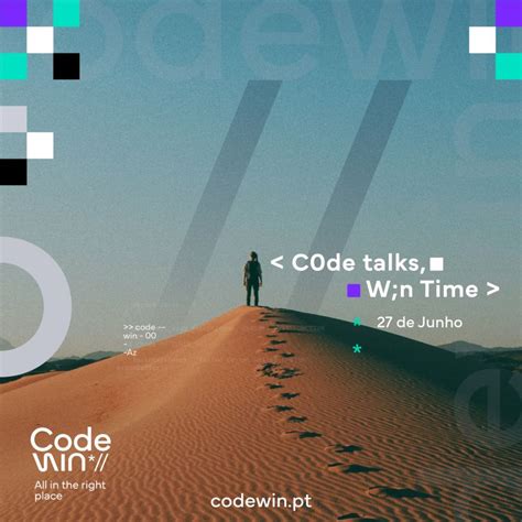 É já amanhã a 2ª edição do code talks win time codewin
