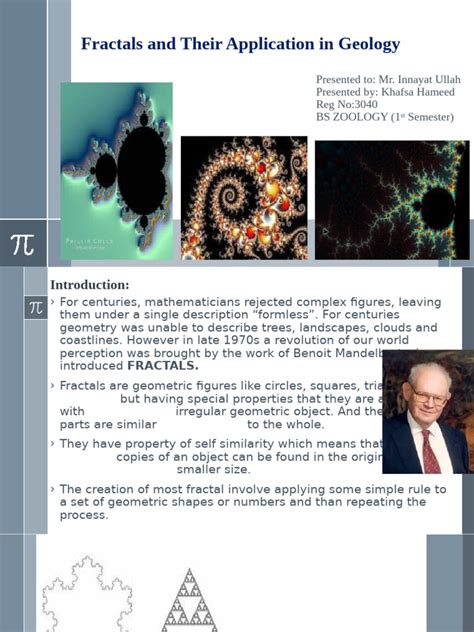 Fractals And Their Application In Geology Pdf Fractal Geology