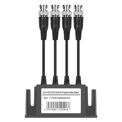 4 канальный видео балун Bnc Utp Cat5 передатчик для Cctv камеры наблюдения Trend купить на Ozon