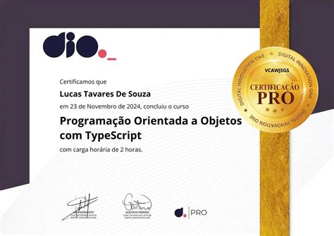 Lucas Tavares De Souza On Linkedin Programação Orientada A Objetos Com