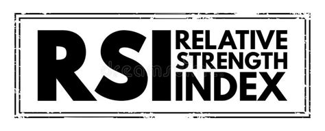 Rsi Relative Strength Index Technical Indicator Used In The Analysis