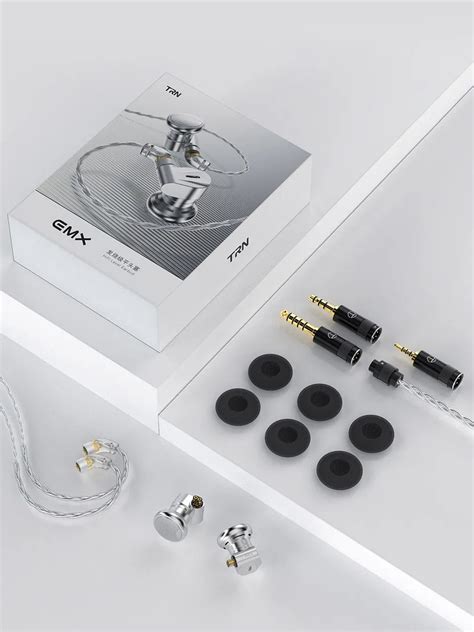 Trn Emx New Flagship Audiophile Dynamic Driver Flat Head Earphones — Hifigo