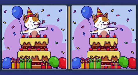 Reto EXTREMO Para GENIOS Encuentra Las 3 Diferencias Entre Los Gatitos