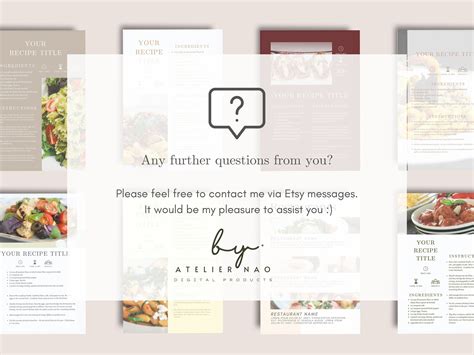 Recipe Book Template Cookbook Template Editable Cookbook Meal Planner Canva Ebook Recipe Binder