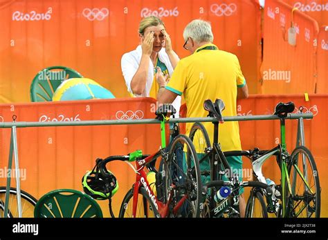 Annette Edmondson Of Australia Reacts After Placing 8th In The Women S