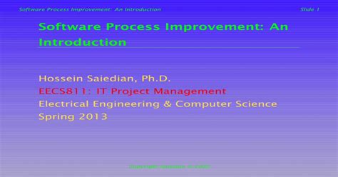 Pdf Software Process Improvement An Introduction Dokumentips