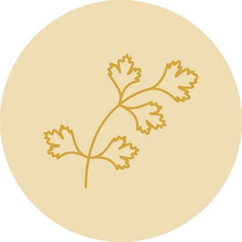 Coriander Vector Icon Design 20686783 Vector Art At Vecteezy