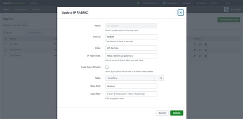 Splunk Ta Overview Ip Fabric Documentation Portal