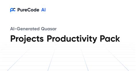 Build Great Quasar Projects Productivity Pack Components Faster Using