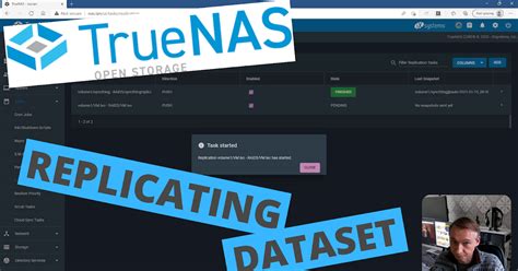 how to migrate a dataset from one pool to another in truenas core