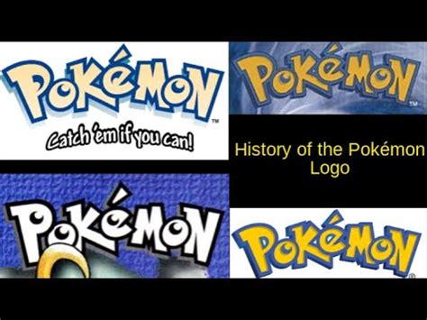 History Of The Pokémon Logo Rare Logos Youtube