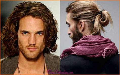 Penteados Para Homens Com Grande Cabelo Médio Bom Penteados