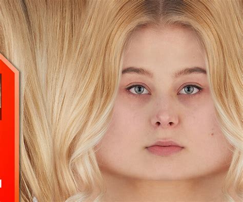 Artstation Premade Female Head Texture Anneli Game Assets