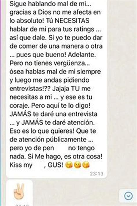 Gustavo Adolfo Infante se peleó con Chiquis Rivera Infobae
