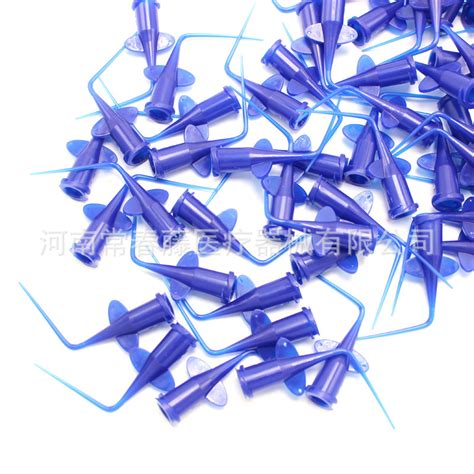 一次性蝴蝶针头 根管材料 牙科弯针头 蓝色注射针头齿科 阿里巴巴