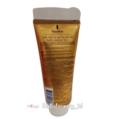 Jual Vaseline Gluta Hya Luminous Defense Serum Burst Sunscreen Spf 50