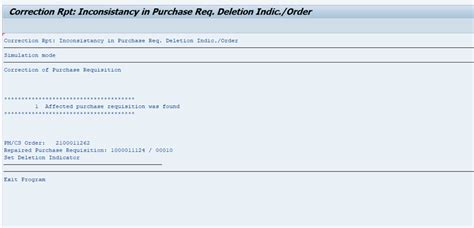Pr Maintenance Order Sudah Di Delete Tetapi Pr Line Item Tidak Ter Set As Deletion Flag Sinau