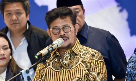 Sudah 3 Hari Mengundurkan Diri Dari Menteri Pertanian Syahrul Yasin