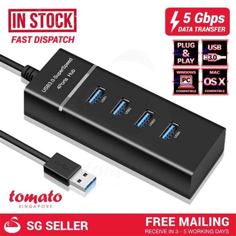 Local Sg Usb 3 0 Usb Splitter 4 Ports High Speed 5gbps Hub Portable Extension Usb Splitter For