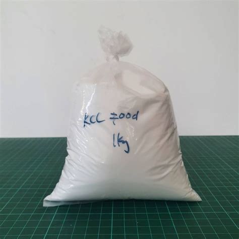 Kcl Food Grade 1 Kilogram Potassium Kalium Chloride Ex Jerman Lazada