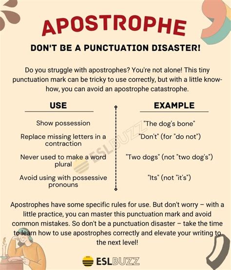 Apostrophe Common Mistakes You Need To Avoid ESLBUZZ