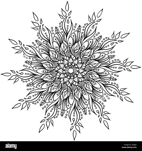Mandalas Geometric Pattern Warm Mandalarainbow Flower Of Life With