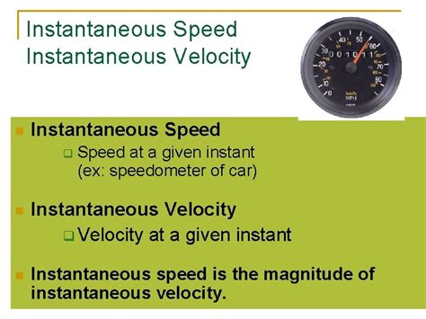Speed And Velocity Uniform Linear Motion Physics Mr