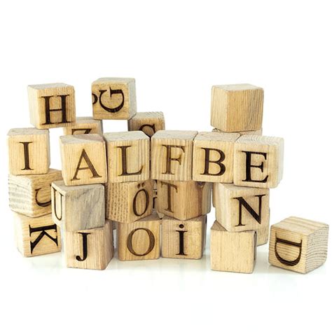 Capellawoodworks Ahşap Harf Küpü 29 Harf Türkçe Alfabe Küp Capella Wood Works