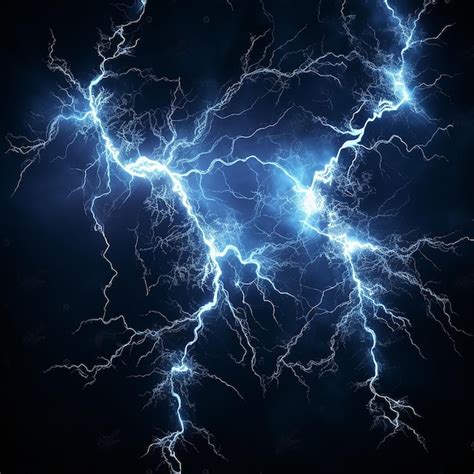 Explosão De Energia Elétrica Realista Efeito Vetor De Faísca De