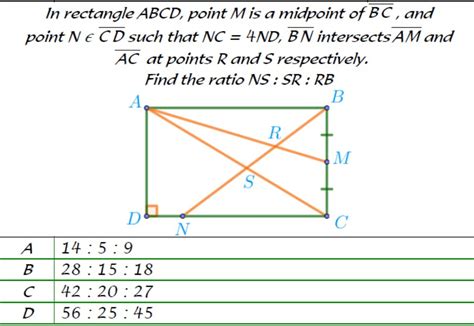 Solved In Rectangle Abcd Point M ﻿is A Midpoint Of
