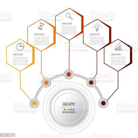 3d 종이 레이블 통합 된 원형 벡터 Infographic 템플릿 비즈니스 개념 옵션입니다 콘텐츠 다이어그램 순서도 단계 부품