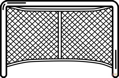Hockey Net Coloring Page