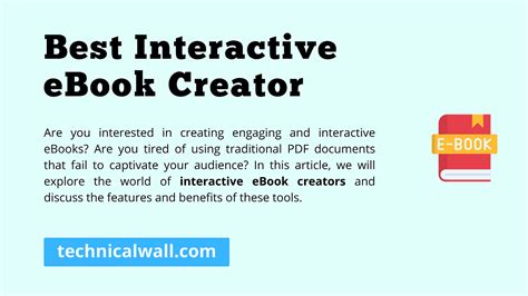 Best Interactive Ebook Creator Create Engaging Content Technical Wall