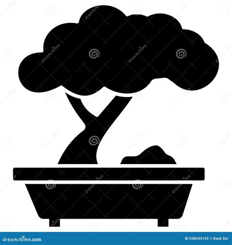 Bonsai Which Can Easily Modify Or Edit Stock Vector Illustration Of
